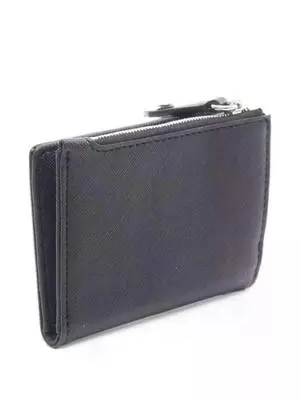 VIVIENNE WESTWOOD Orb Saffiano Leather Coin Purse - Black