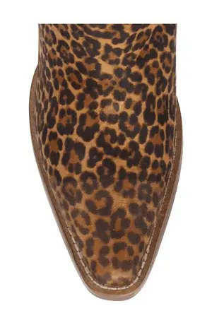 DINGO Wild Life Leather Western Bootie - Leopard