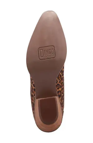 DINGO Wild Life Leather Western Bootie - Leopard