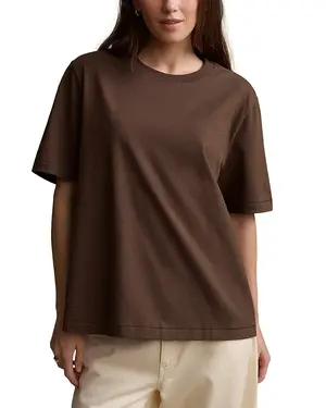 Jenni Kayne California Cotton Oversized Tee - Bronze