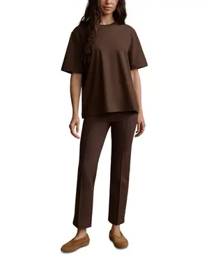 Jenni Kayne California Cotton Oversized Tee - Bronze