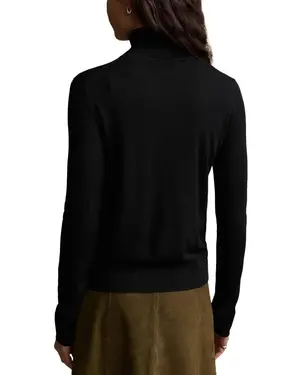 Jenni Kayne Linden Wool Turtleneck Sweater - Black