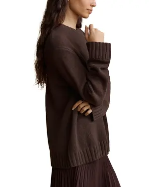 Jenni Kayne Amelia Cashmere Oversized Crewneck Sweater