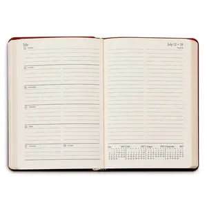 GRAPHIC IMAGE 2027 Croc Embossed Leather Weekly Notebook