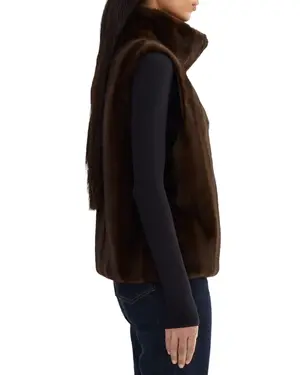 LAMARQUE Chaya Faux Fur Vest