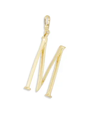 Lulu Frost Plaza Large Letter M Charm