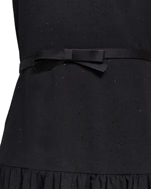 Karl Lagerfeld Paris Crepe Bow Waist Mini Dress