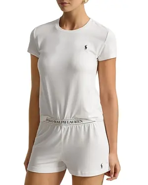 Polo Ralph Lauren Sleep Essentials Tee & Boxer Shorts Set - White Cloud