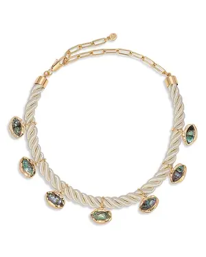 Ettika Luxe Choker, 12-17 - Abalone