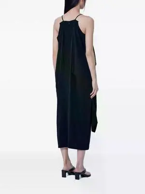 Yohji Yamamoto Asymmetric Draped Maxi Dress