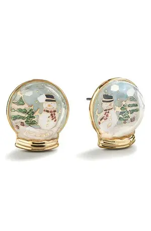 Baublebar Let It Snow Globe Stud Earrings - Multi