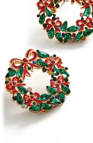 Baublebar Fresh Cut Wreath Post Earrings