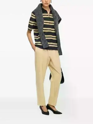 SEMICOUTURE Drawstring-waistband Tapered Trousers