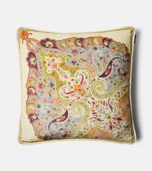 Etro Paisley Cushion - Multicoloured