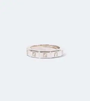 Fendi Ff Sterling Ring - Silver