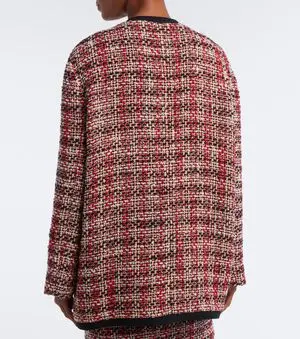 Versace Medusa Wool-blend Tweed Jacket