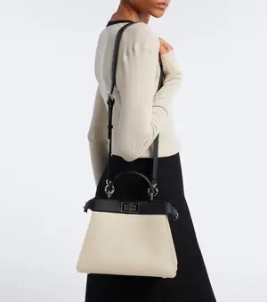 Fendi Peekaboo® Iseeu Small Leather Top-handle Bag