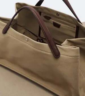 THE ROW Idaho Medium Canvas Tote Bag - Beige