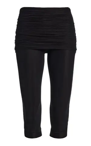 MAYGEL CORONEL Maréva Ruched Jersey Capri Pants