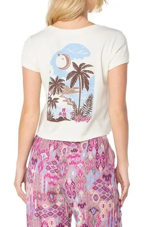 Roxy Moon Beach Graphic T-shirt