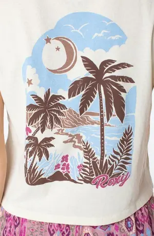 Roxy Moon Beach Graphic T-shirt