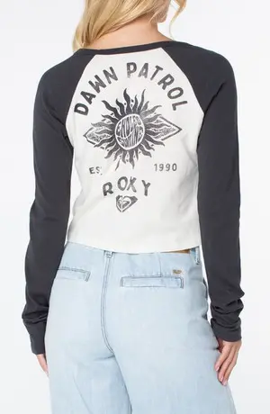 Roxy Sun Surfboard Raglan Graphic T-shirt