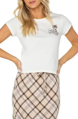 Roxy Colorful Scenic 90s Baby Graphic Tee