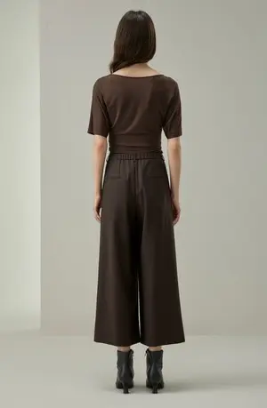 Lilysilk Washable Silk-wool Ankle Pant