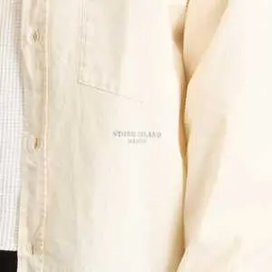 Stone Island Marina Cotton Nylon Panama Overshirt