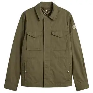 Moncler Roquille Brushed Cotton Shirt Jacket