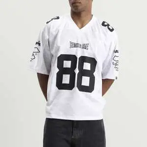 A BATHING APE Solid Camo Multi Logo Football Jersey T-shirt