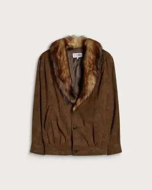 MAISON MARGIELA Faux Suede Jacket