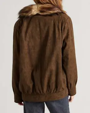 MAISON MARGIELA Faux Suede Jacket