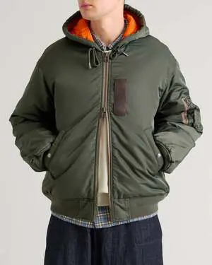 FRIZMWORKS Active Ma-1 Hooded Parka Jacket