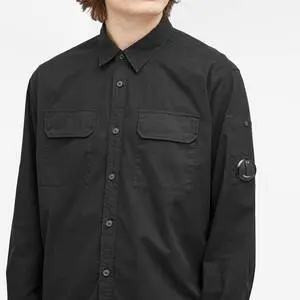 C.P. COMPANY Gabardine Lens Button Overshirt