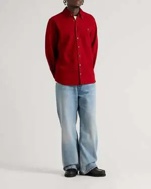 AMI Paris Cotton Button Down Adc Shirt