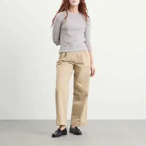 DUNST Wide Chino Trousers