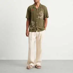 Nn07 Julio Embroidered Shorts Sleeve Shirt