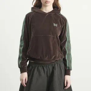 Needles Track Hoodie - Brown