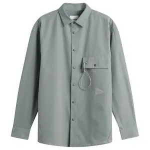 AND WANDER Dry Breathable Shirt - Blue Grey