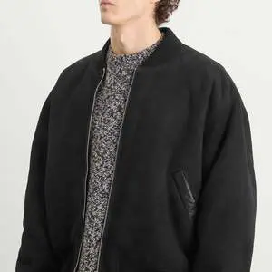 Studio Nicholson Shearling Leather Bomber Jacket