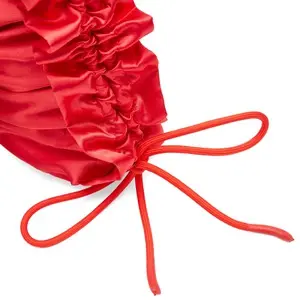 DAMSON MADDER Ruched Satin Bag