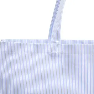 A.p.c. Striped Poplin Diane Shopping Tote