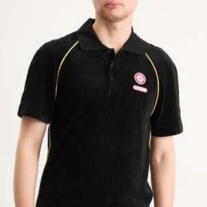 Casablanca Rib Velour Raglan Polo