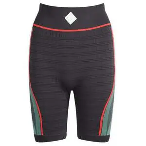 Casablanca Seamless Shorts - Black/mint
