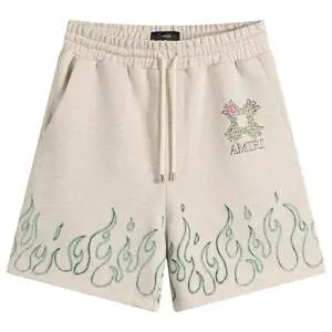 Amiri Ma Quad Flames Sweatshort