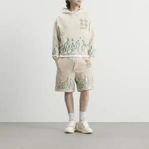 Amiri Ma Quad Flames Sweatshort