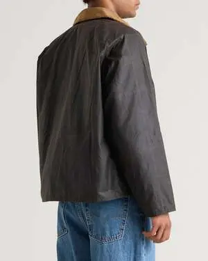 Barbour X Paul Smith Transport Windowpane Wax Jacket