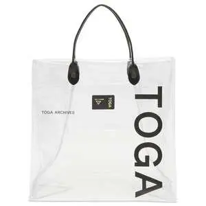 Toga Logo Tote Bag Pvc - Clear