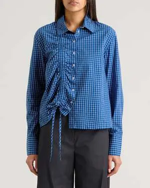 DAMSON MADDER Talia Ruched Shirt